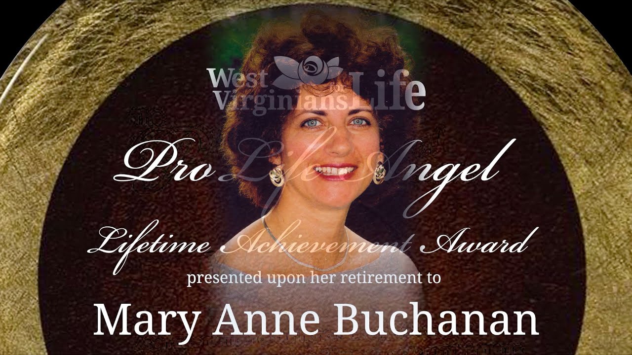 2022 Pro Life Angel Lifetime Award for Mary Anne Buchanan - YouTube