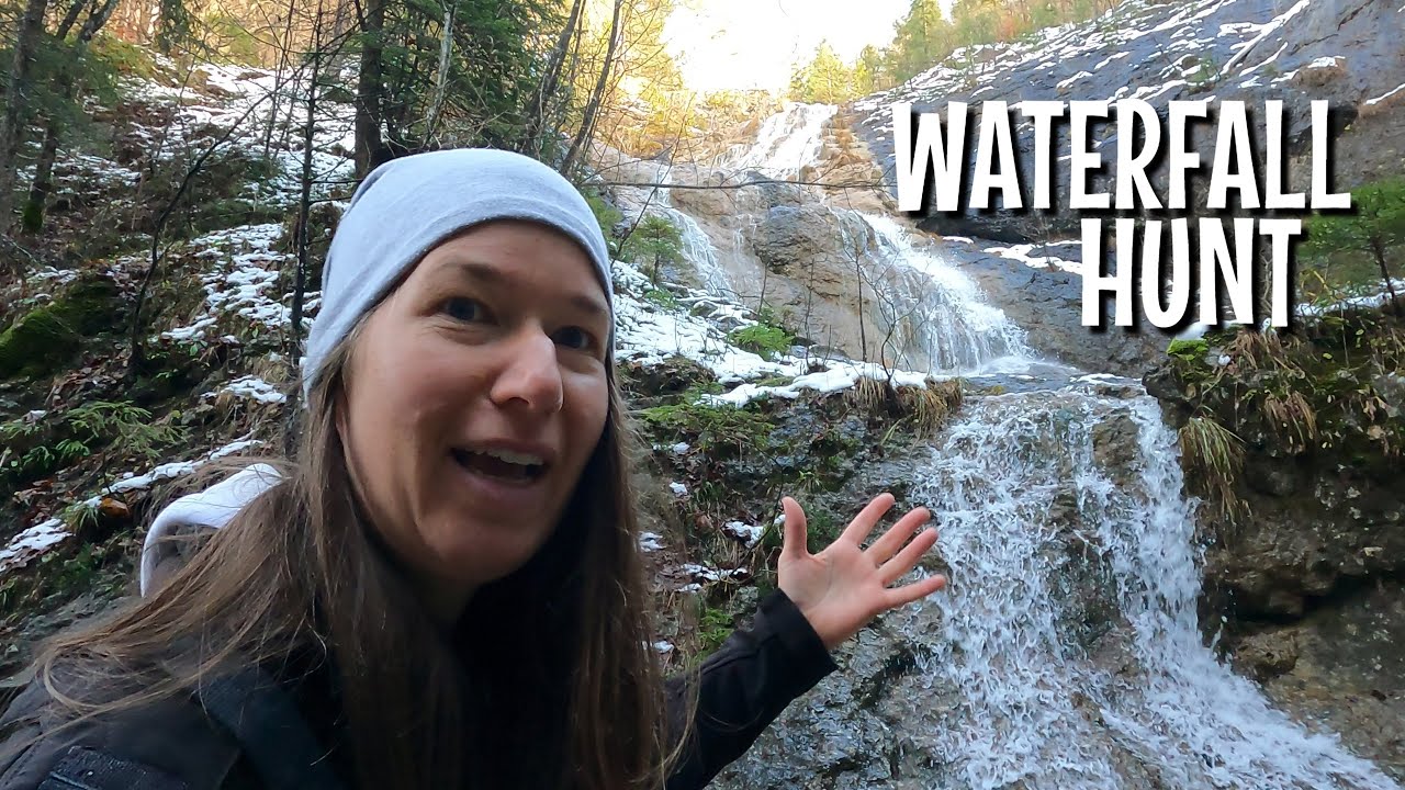 WINTER WATERFALL HUNT || Martinas Life - YouTube