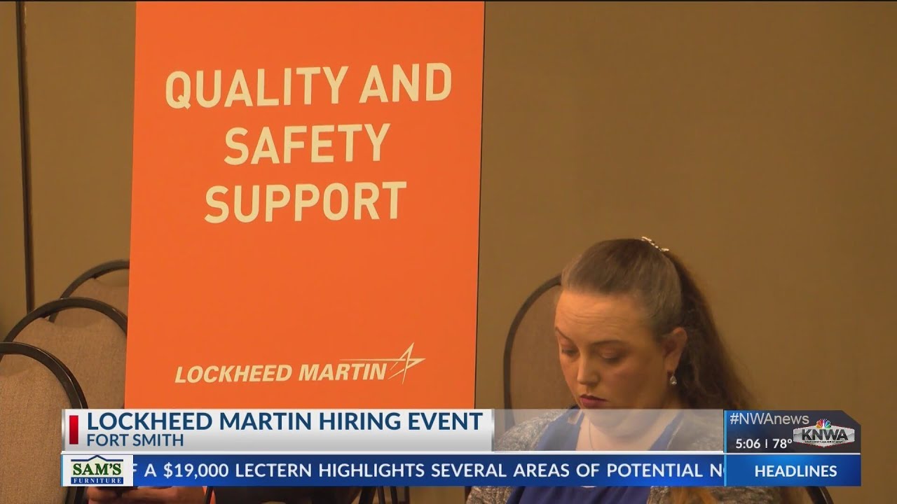 Lockheed Martin hosts hiring event in Fort Smith - YouTube