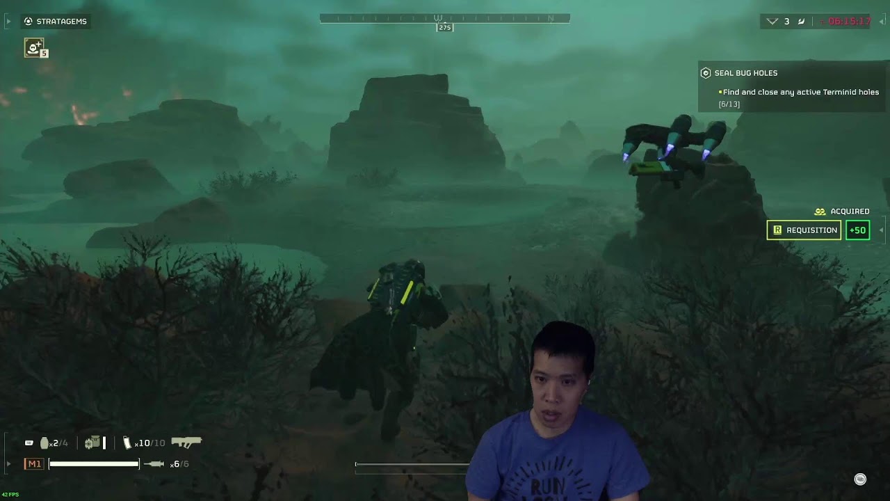 🔴 HellDiver II // Old Fart Killin' Some Bugs - Challenging Difficulty - YouTube