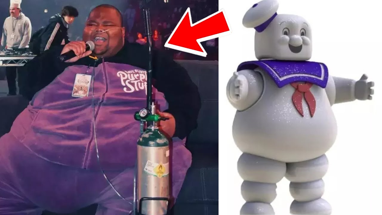 Obese Rapper Dave Blunts Gets Cheered for Standing Up! - YouTube