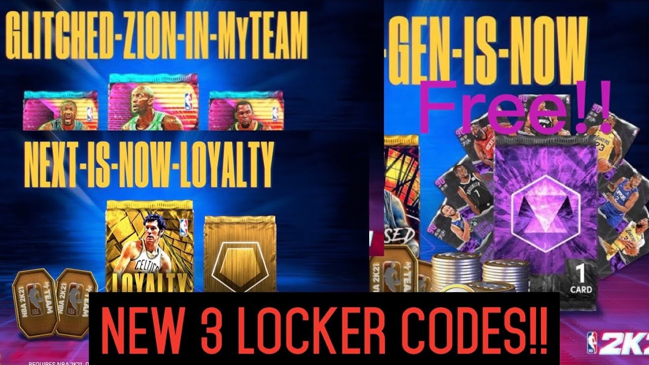 NBA 2K21 3 New Locker Codes!! - YouTube