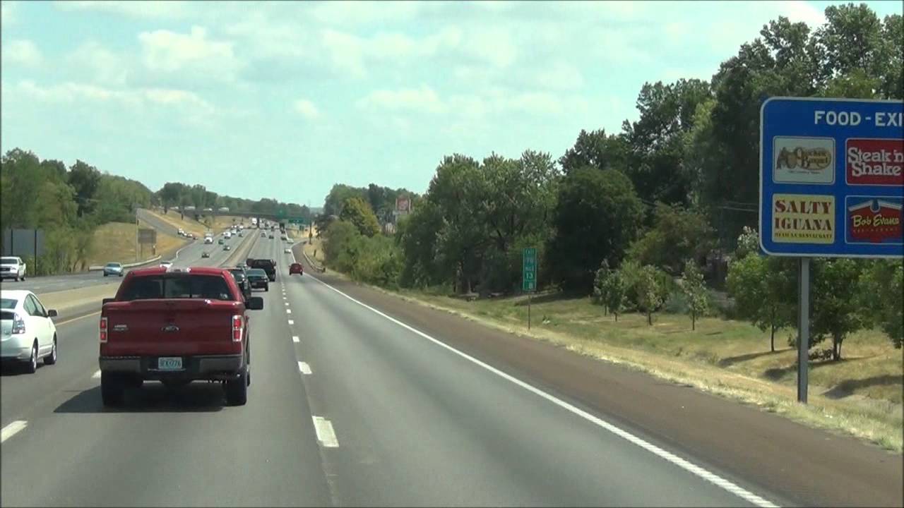 Missouri - Interstate 70 East - Mile Marker 10-20 (8/9/12) - YouTube