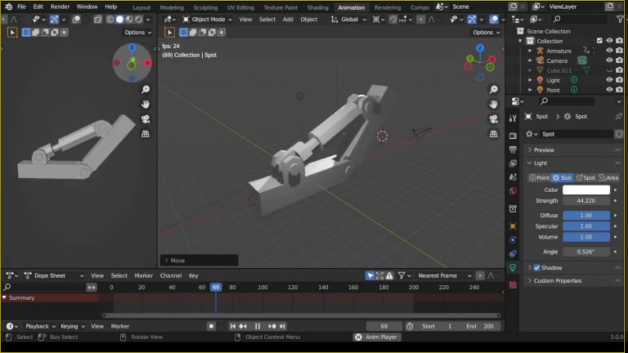 Rigging a Piston in Blender 3.0 - YouTube