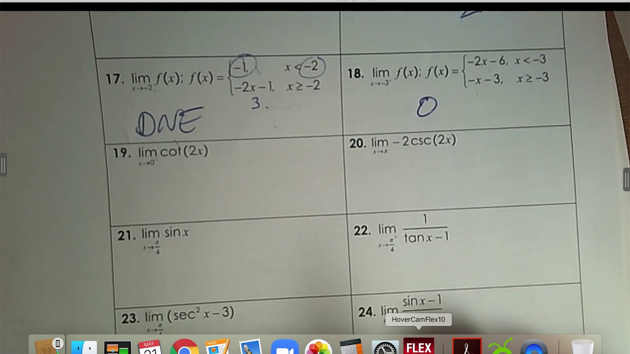 One Sided Limits Lesson Part 2 - YouTube
