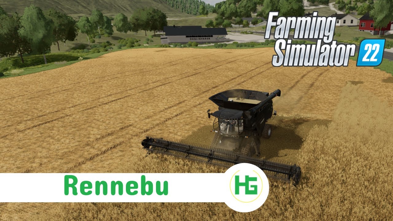 Rye And Sorgum FS22 Timelapse Rennebu #27 - YouTube