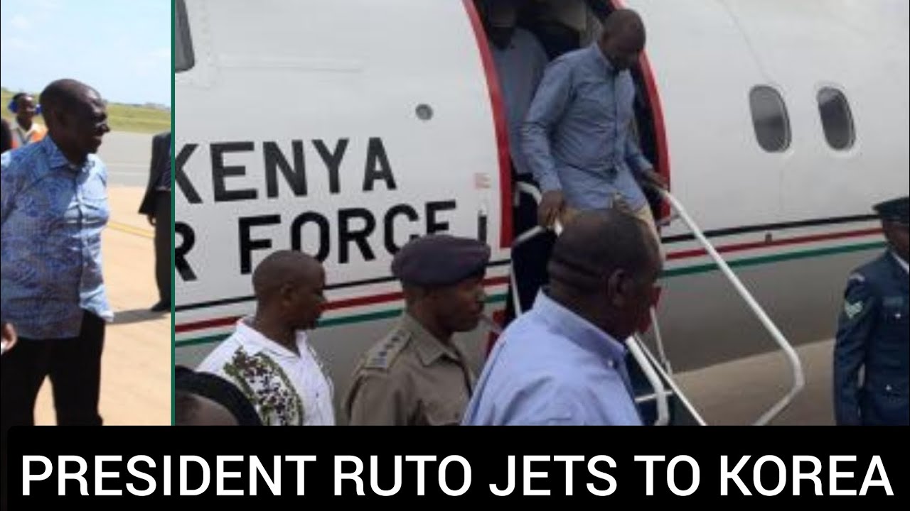 PRESIDENT RUTO JETS TO KOREA~ Ruto jets to DRC for a day before heading ...