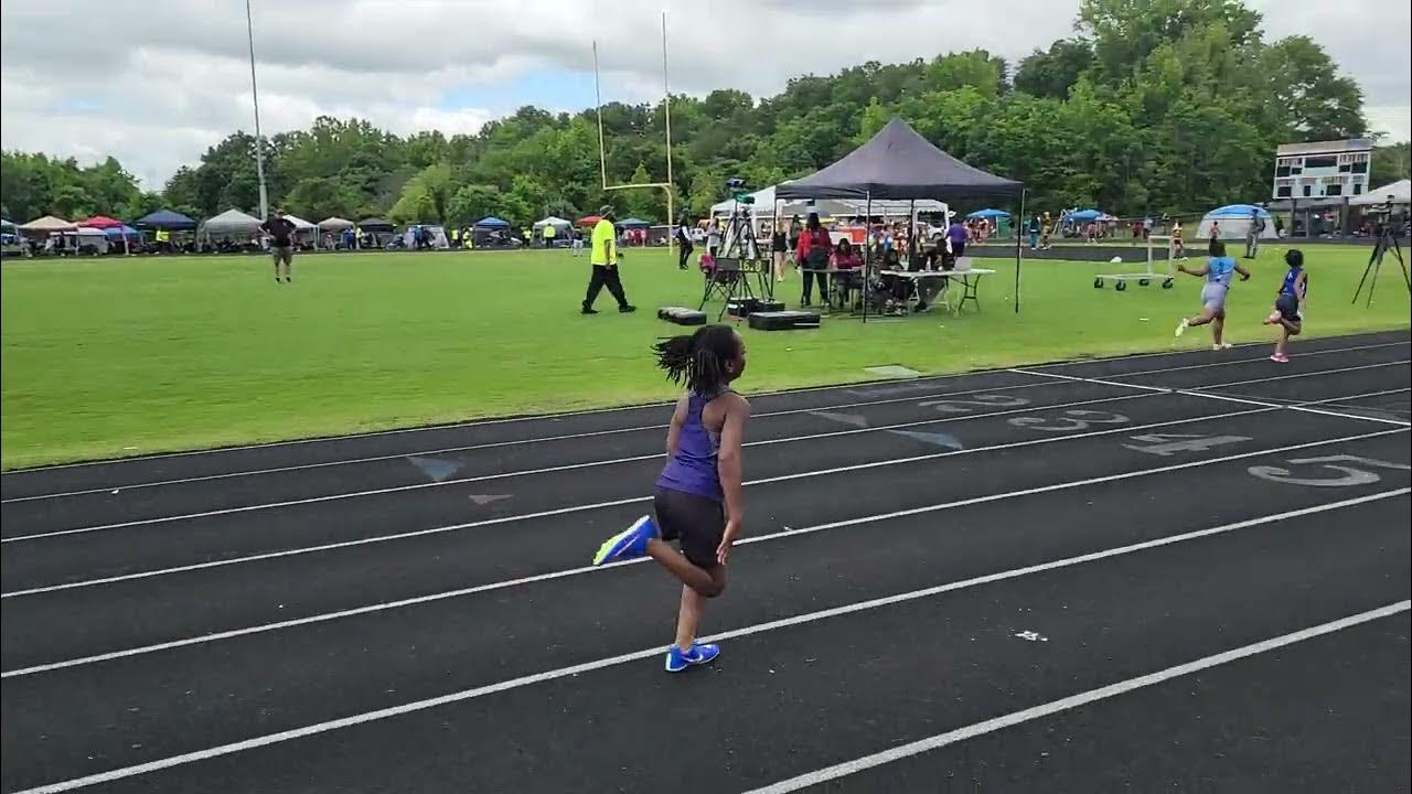 Bailey Smith - 100m 7-8 girls - Ken Robert's Panthers Ellite 5-19-24- SETC 2024 - YouTube