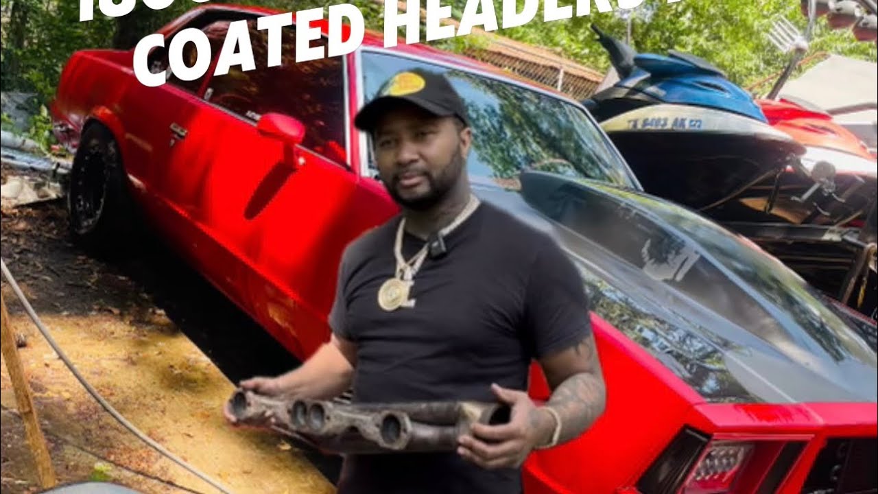 I finally started my 1800 hp twin turbo sbc!! Plus coated my headers ...