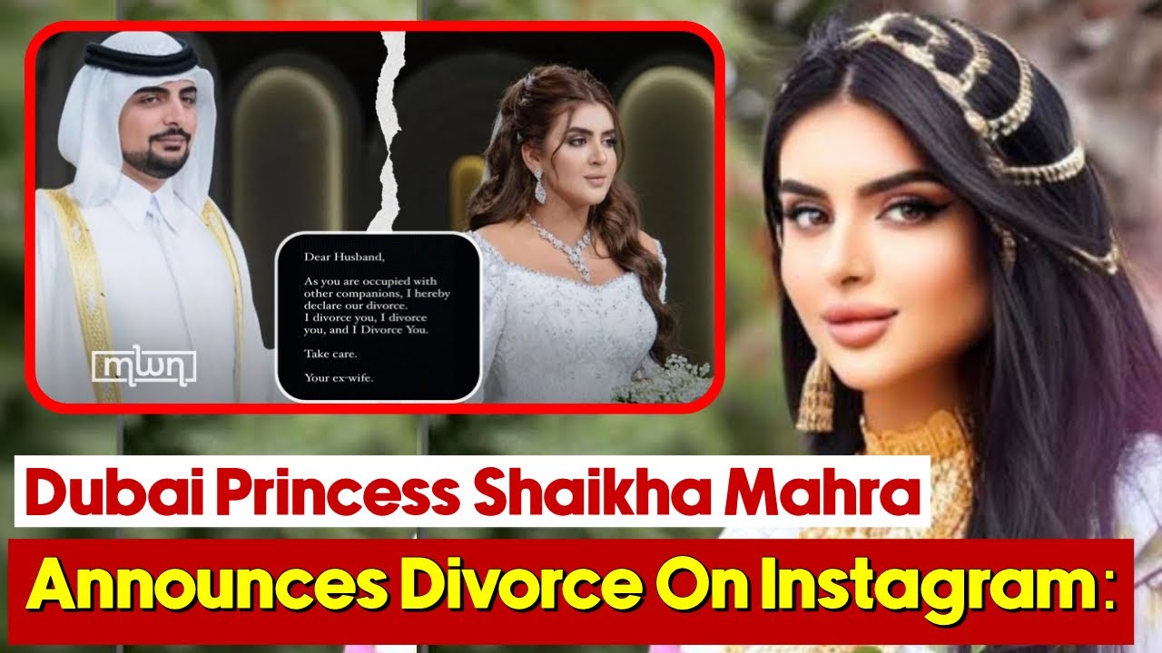 Dubai Princess Shaikha Mahra Announces Divorce On Instagram:'Dear ...
