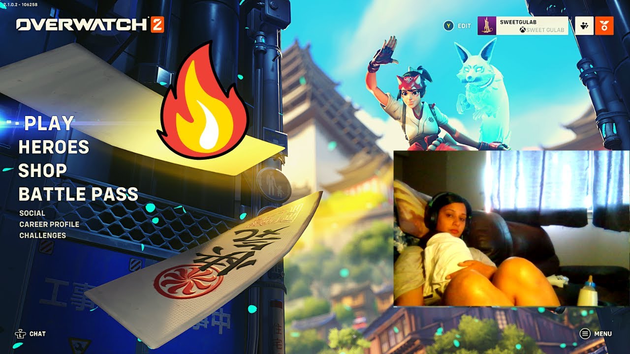 1st competitive game in Overwatch 2. WebCam is back for now. - YouTube