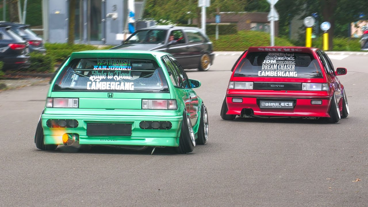 CLEAN Tuner Cars leaving a Carshow | Risenation All Stars 2024 - YouTube