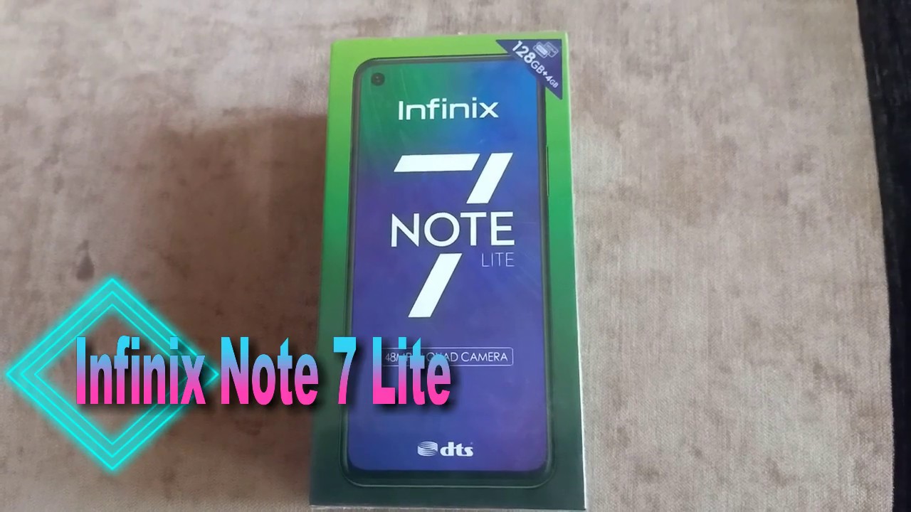 Infinix Note 7 Lite Mobile Unboxing Color Forest Green 4 GB RaM 128 GB ...