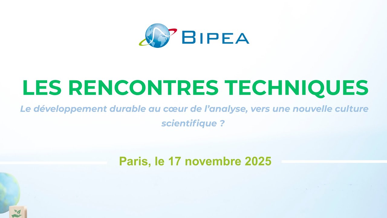 Les Rencontres Techniques du BIPEA - Edition 2025 - YouTube
