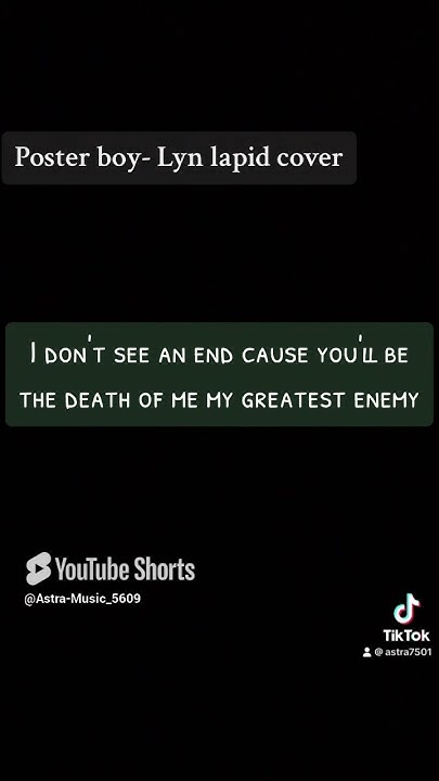 Poster boy - Lyn lapid cover (repost) - YouTube