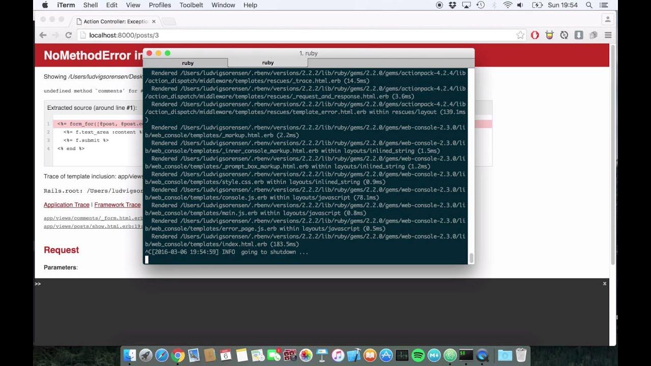 How to add comment to a model using Ruby on Rails - YouTube