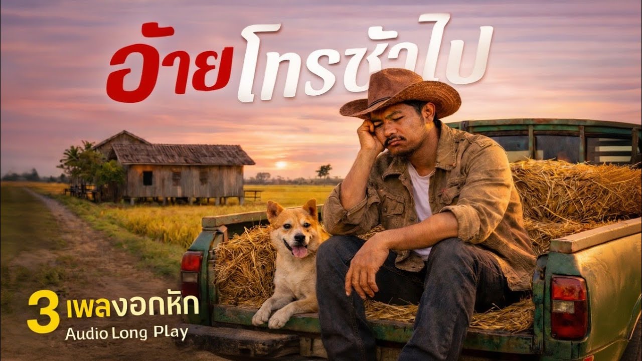 อ้ายโทรช้าไป | 3 เพลงอกหัก | Audio Long Play - YouTube