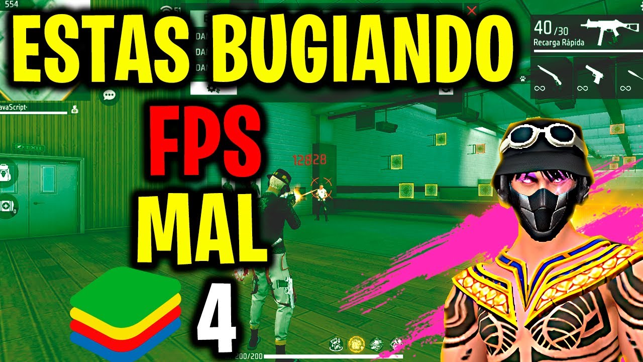 ⚡ COMO BUGEAR FPS CORRECTAMENTE EN BLUESTACKS 4 FREE FIRE #javaff 👽🎯😱 ...
