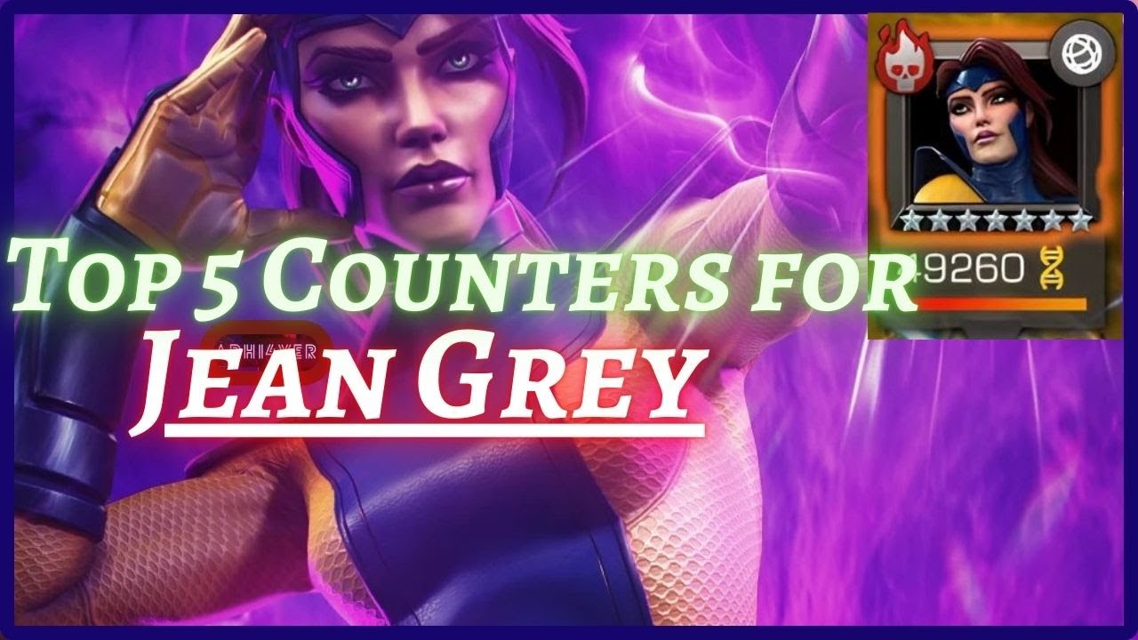 Top 5 Counters for Jean Grey | MCOC | - YouTube
