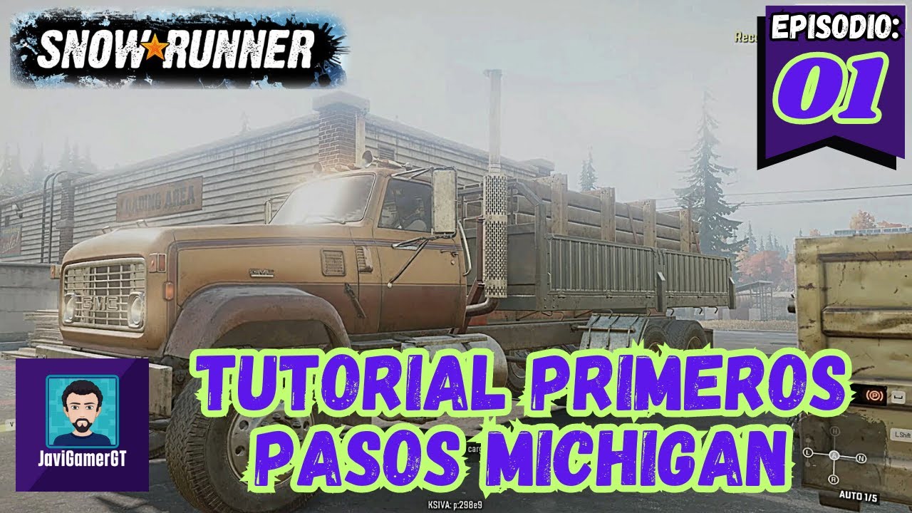 SnowRunner PC #01 - Tutorial primeros pasos en Michigan USA - YouTube