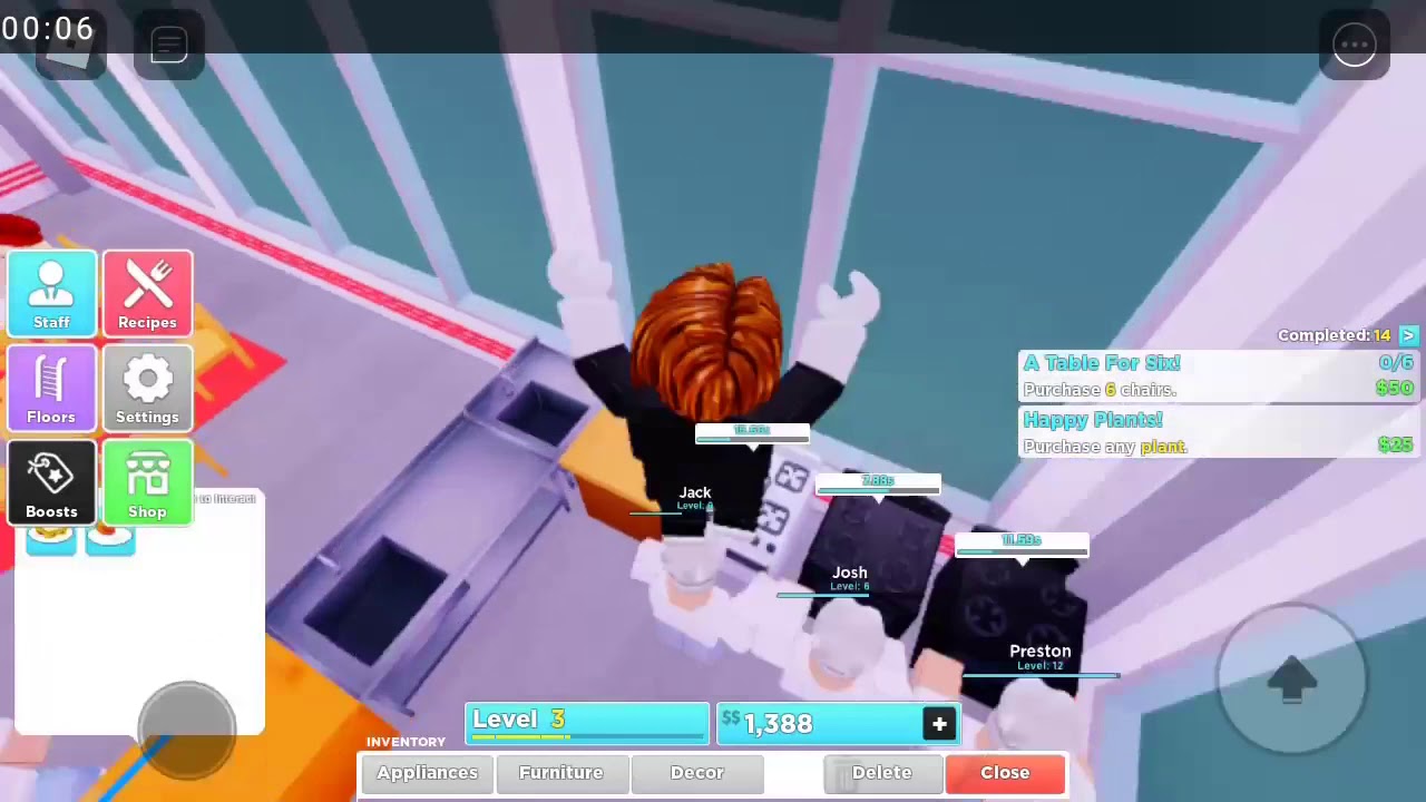 Hire a new waiter in ROBLOX Restaurant - YouTube