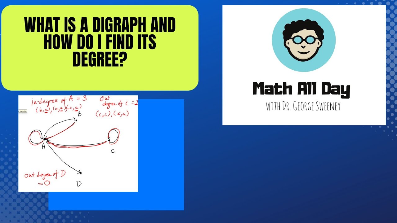 What is a Digraph and how do I find its degree? - YouTube
