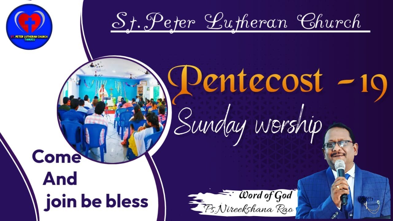 Pentecost-19 Sunday worship 29-09-2024 - YouTube