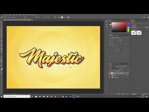 Photoshop Tutorial - How To Edit Smart Objects - Text Effect - PSD ...