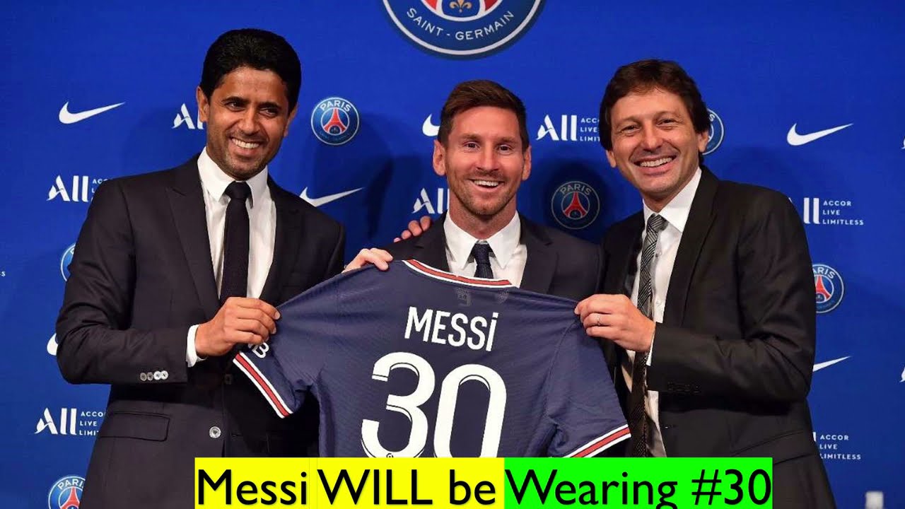 What is Leo Messi Jersey Number in PSG? - YouTube