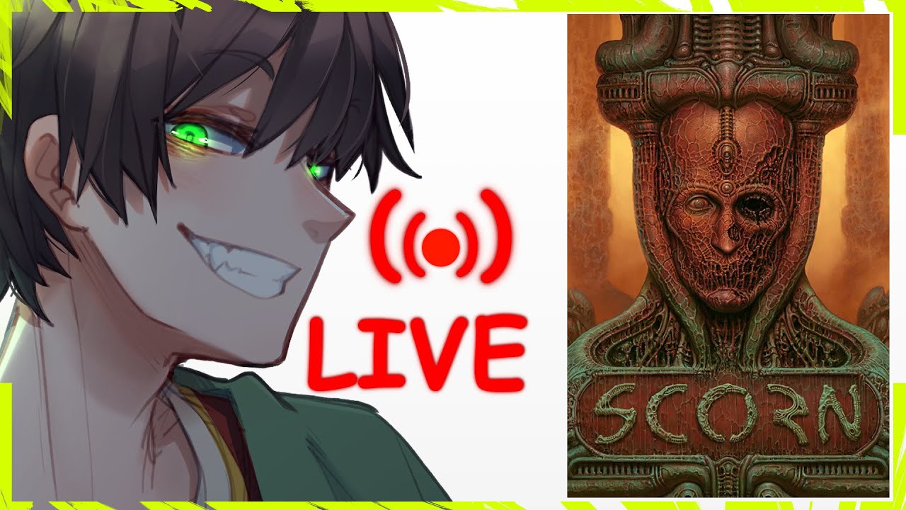 [VOD 14/10] SCORN FULL PLAYHROUGH | as a vtuber: HR GIGER would be proud - YouTube