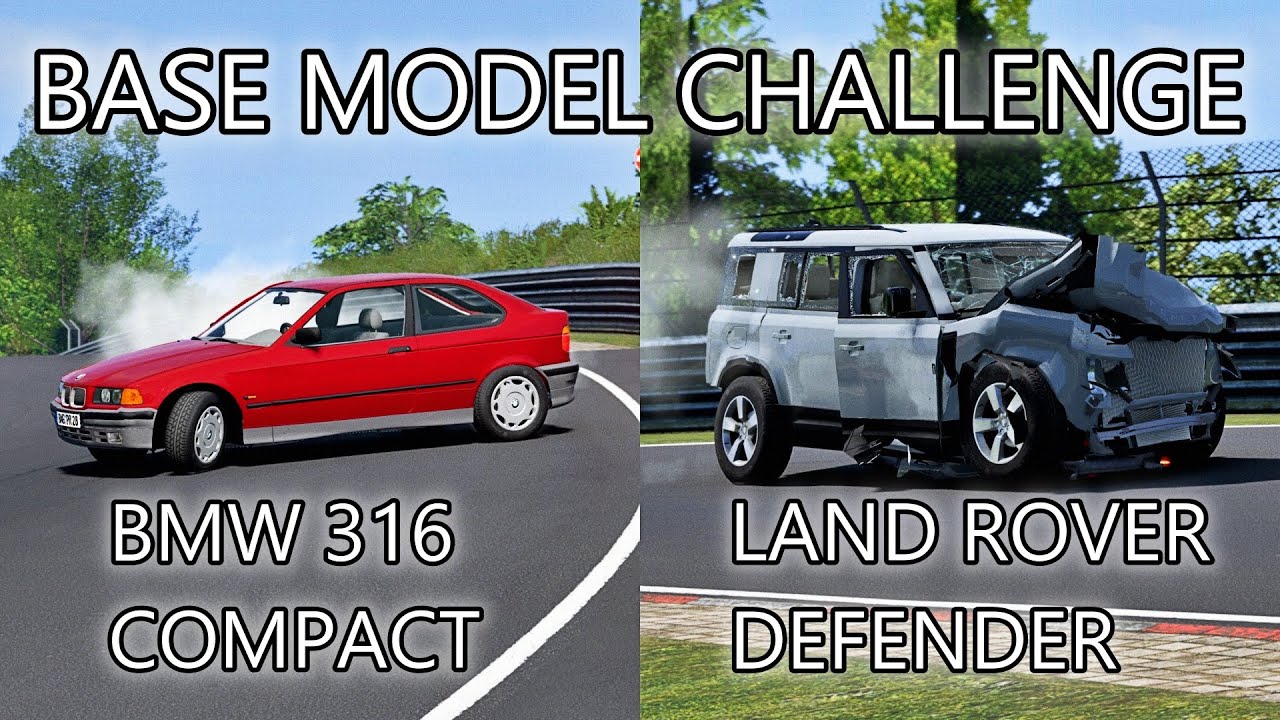 BeamNG.Drive | BASE MODEL CHALLENGE | Nürburgring | BMW 316 Compact AND ...