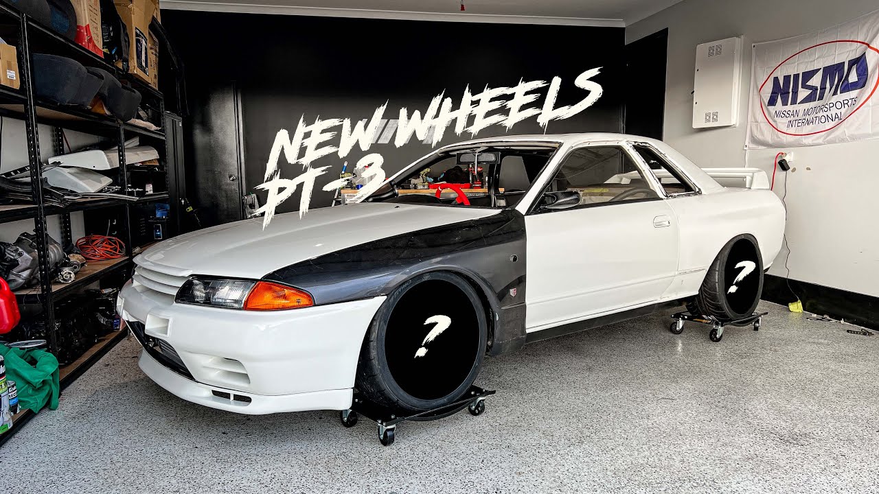 NEW WHEELS FOR THE GTR CONVERSION R32 - PT3 - YouTube