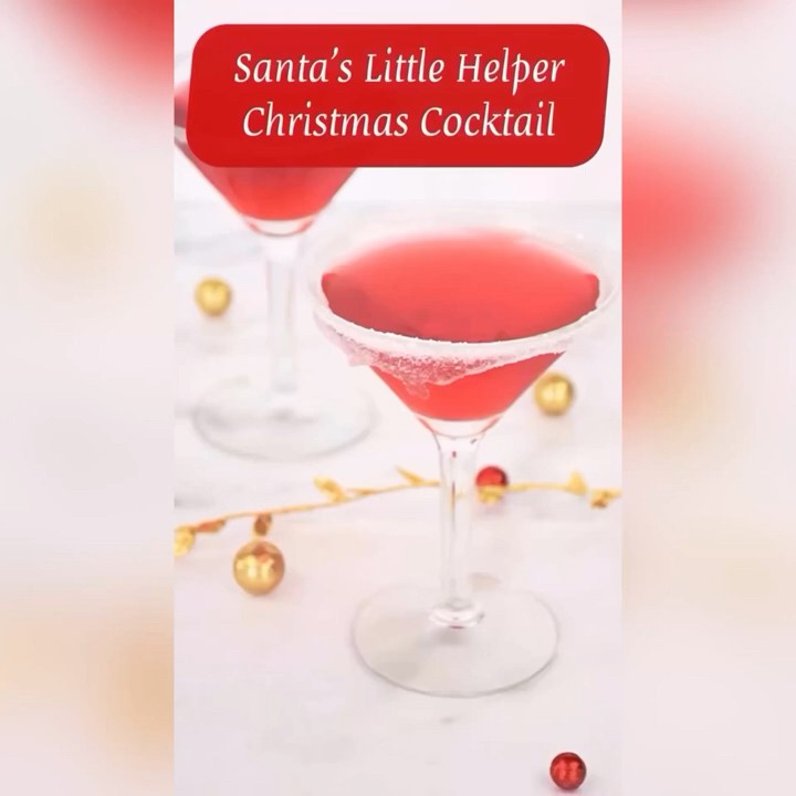 Easy Christmas Cocktail- Santa’s Little Helper - YouTube