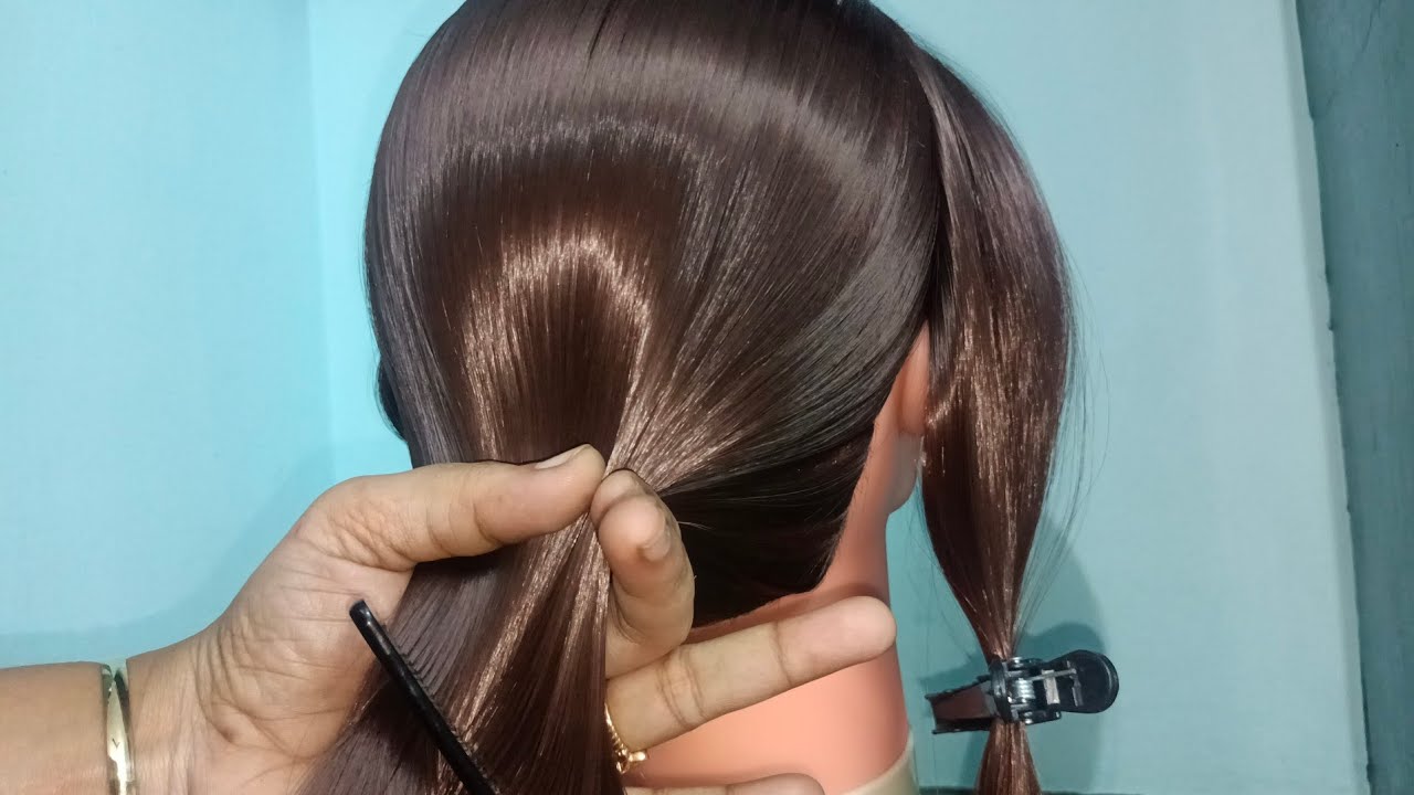 Simple hairstyle for free hair |Beauty Gallery - YouTube