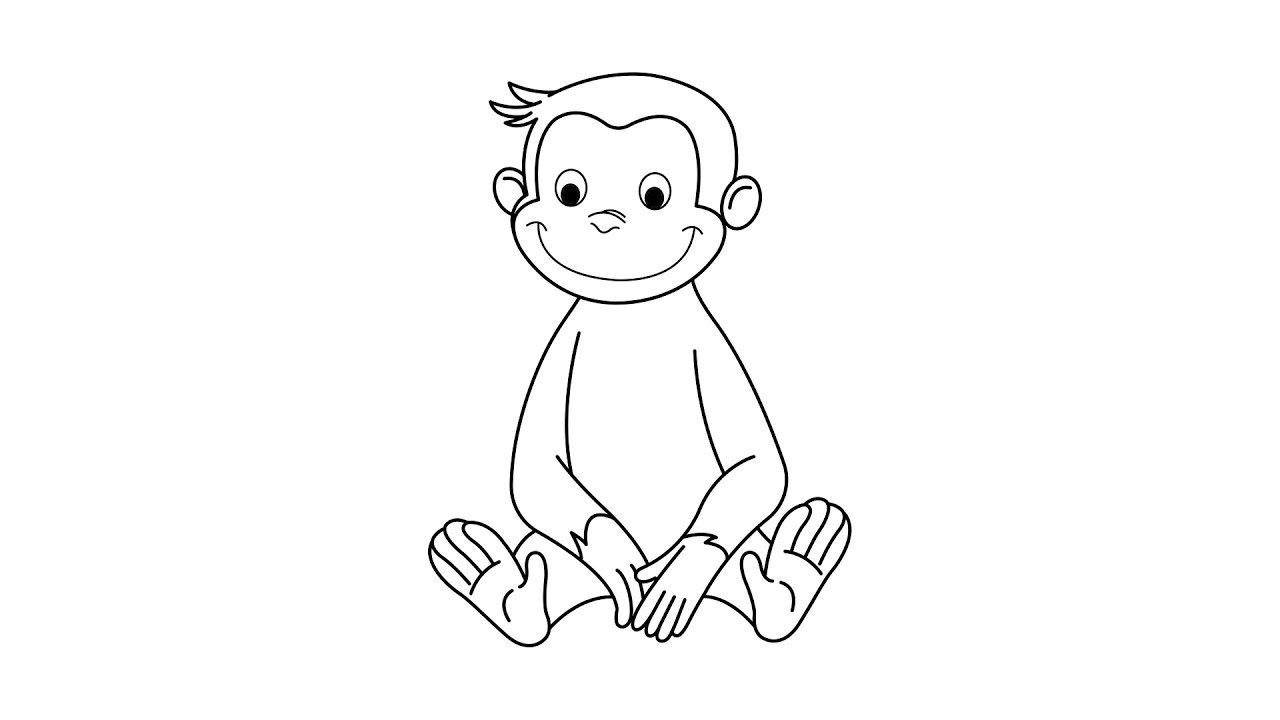 🐵 COMO DIBUJAR A A JORGE EL CURIOSO - HOW TO DRAW CURIOUS GEORGE ...