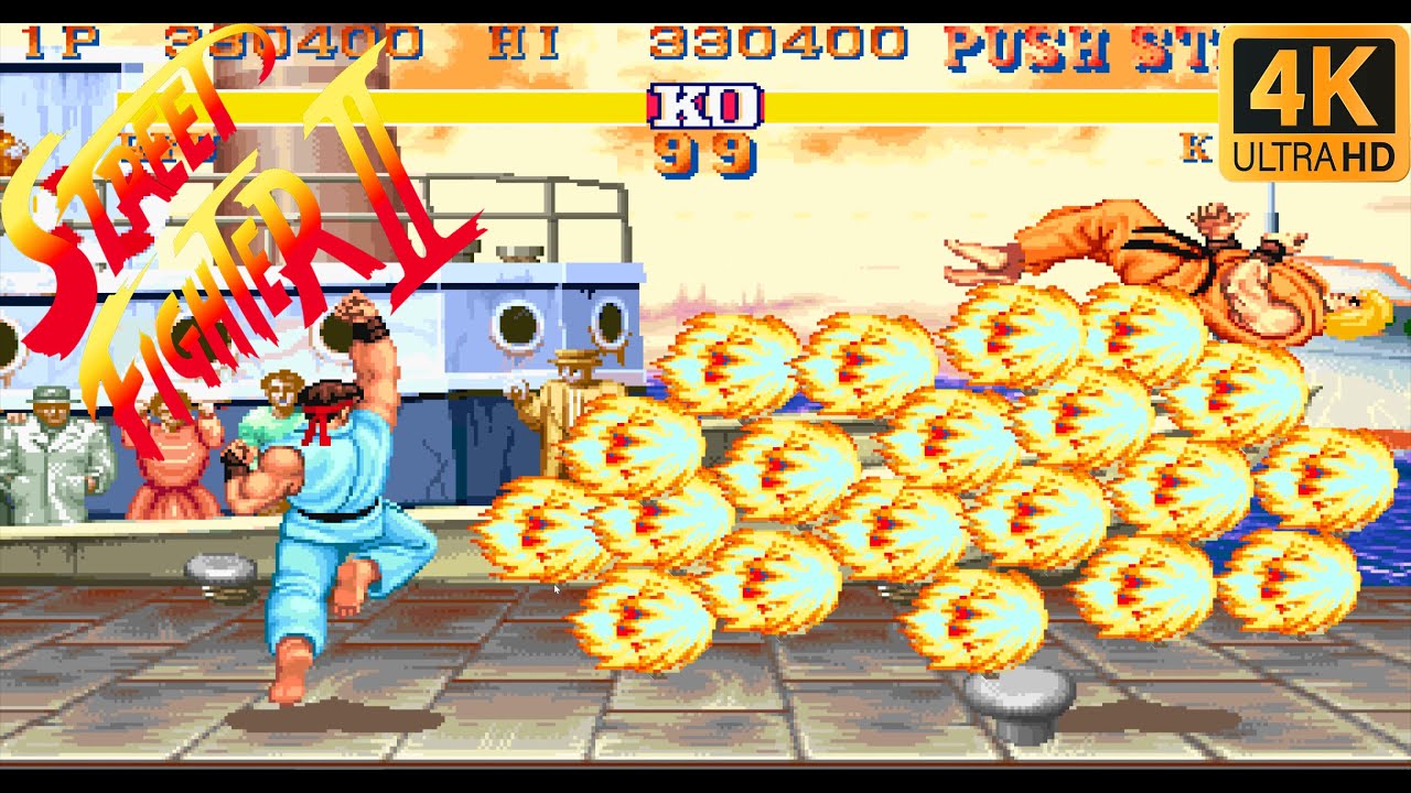 Street Fighter 2 Champion Edition Ryu Arcade 1992 Gameplay | 4K 60FPS ...