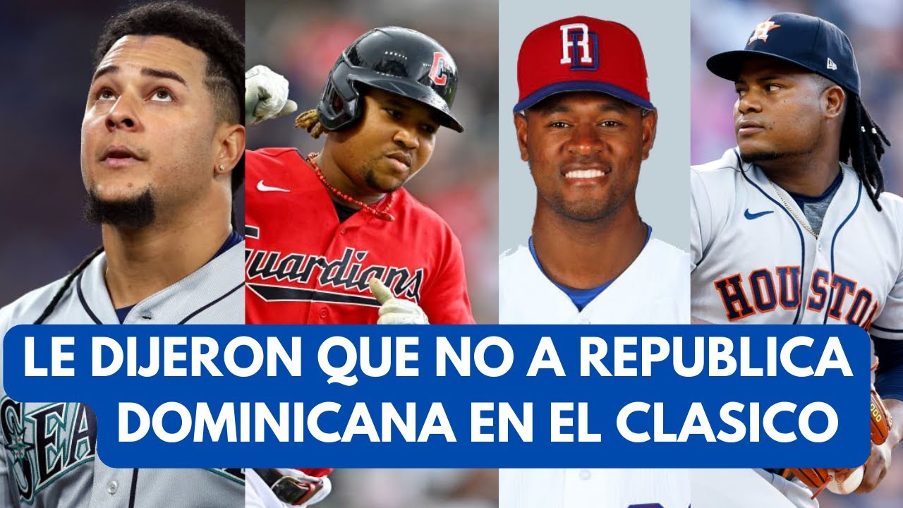 Esto Son Los Pelotero Dominicano Que No Iran Al Clasico Mundial Con RD ...