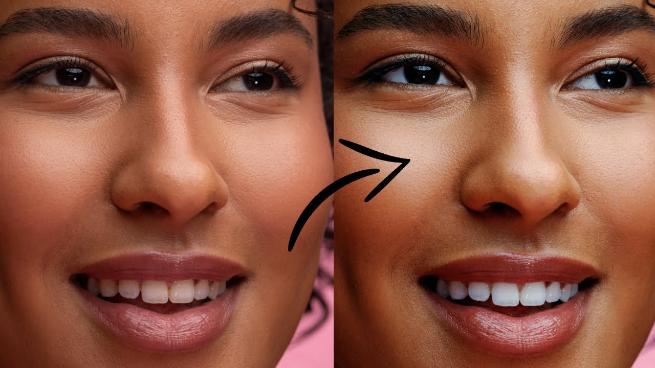 Easiest way to Apply Eye and Teeth Whitening + Color Grading - YouTube