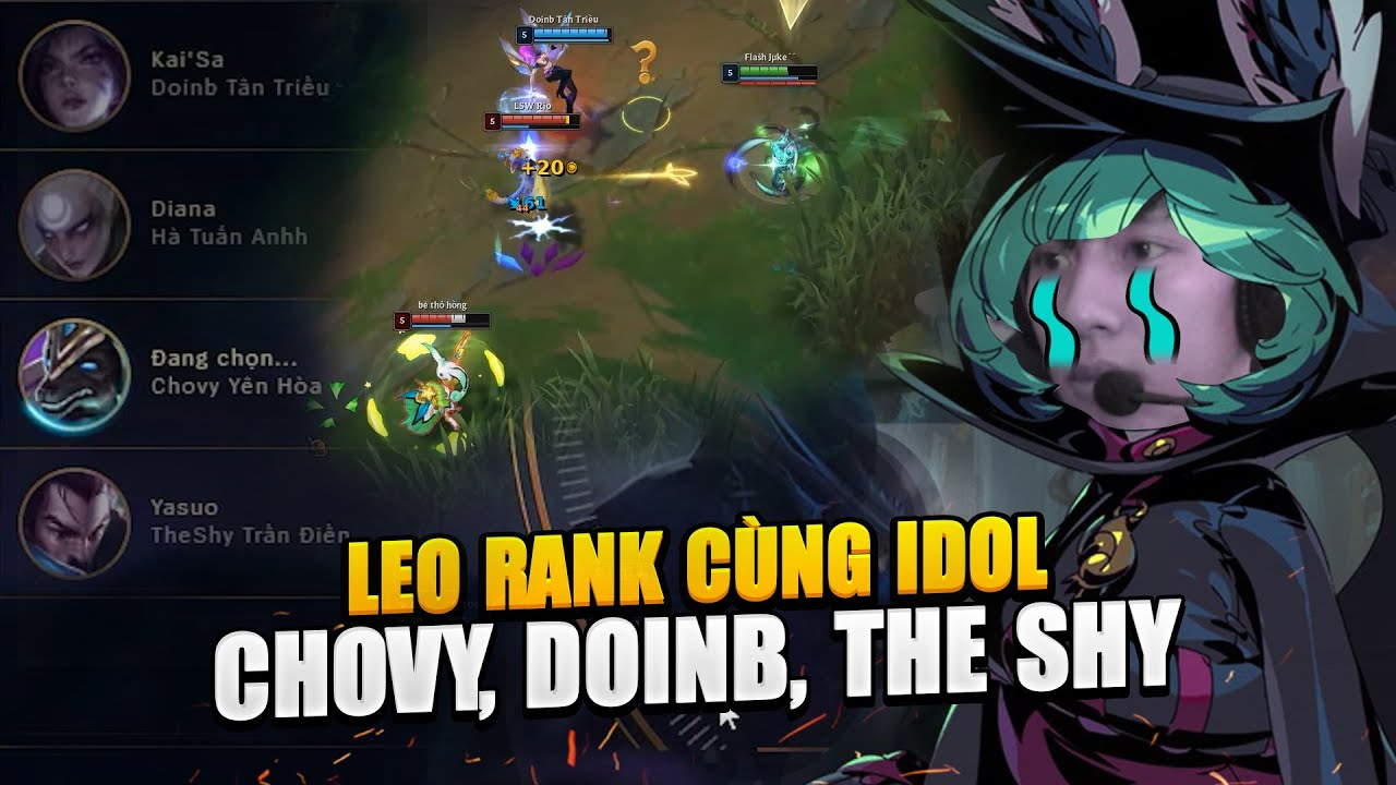 VĂN TÙNG BẤT NGỜ GẶP TỔ ĐỘI CHOVY, THE SHY VÀ DOINB VÀ CÁI KẾT | BLV VĂN TÙNG - YouTube