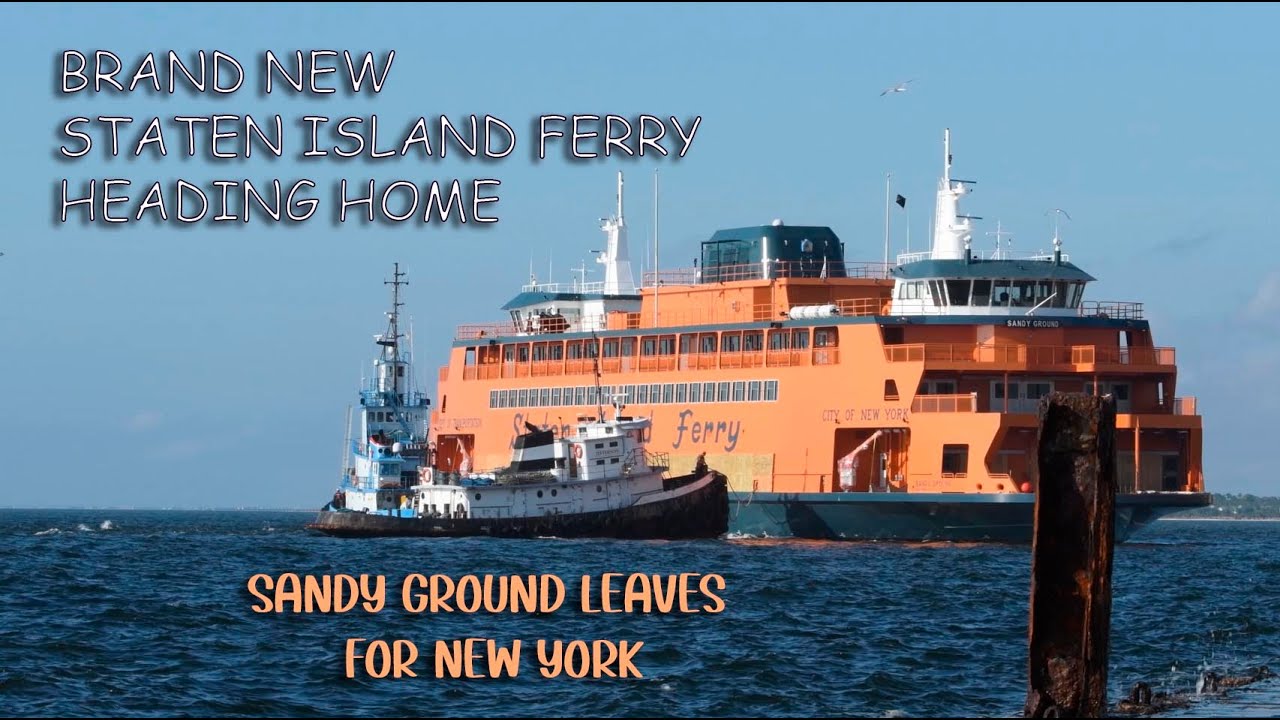 Brand new Staten Island Ferry - Sandy Ground - leaves Florida heading ...