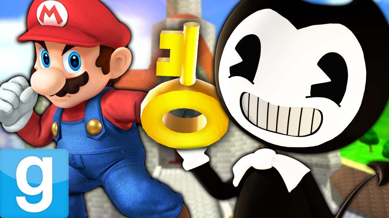 BENDY TAKES PEACH'S CASTLE?! | Gmod Sandbox Fun (BATIM and Super Mario ...