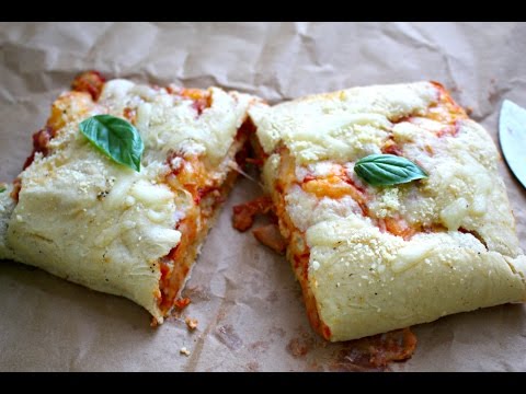Easy Cheesy Stuffed Pizza Bread Recipe - YouTube