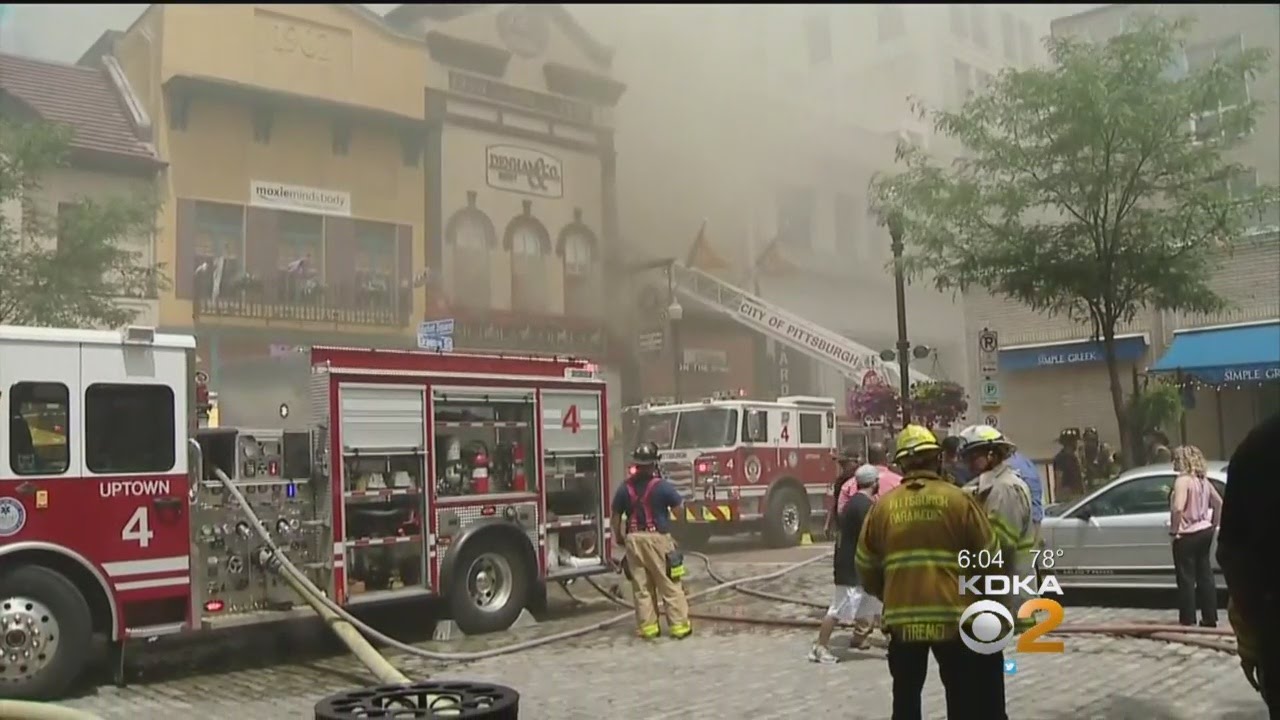 Crews Battle 4-Alarm Fire In Market Square - YouTube