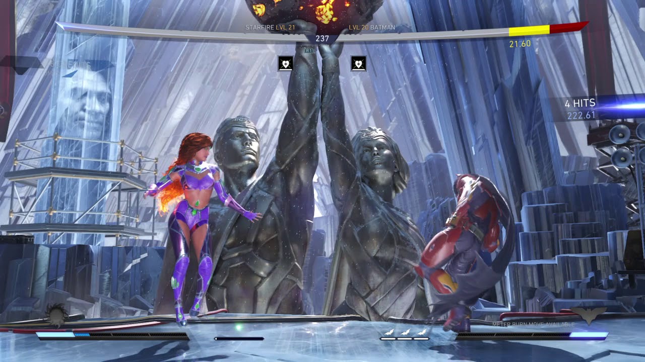Injustice 2: starfire gameplay video - YouTube