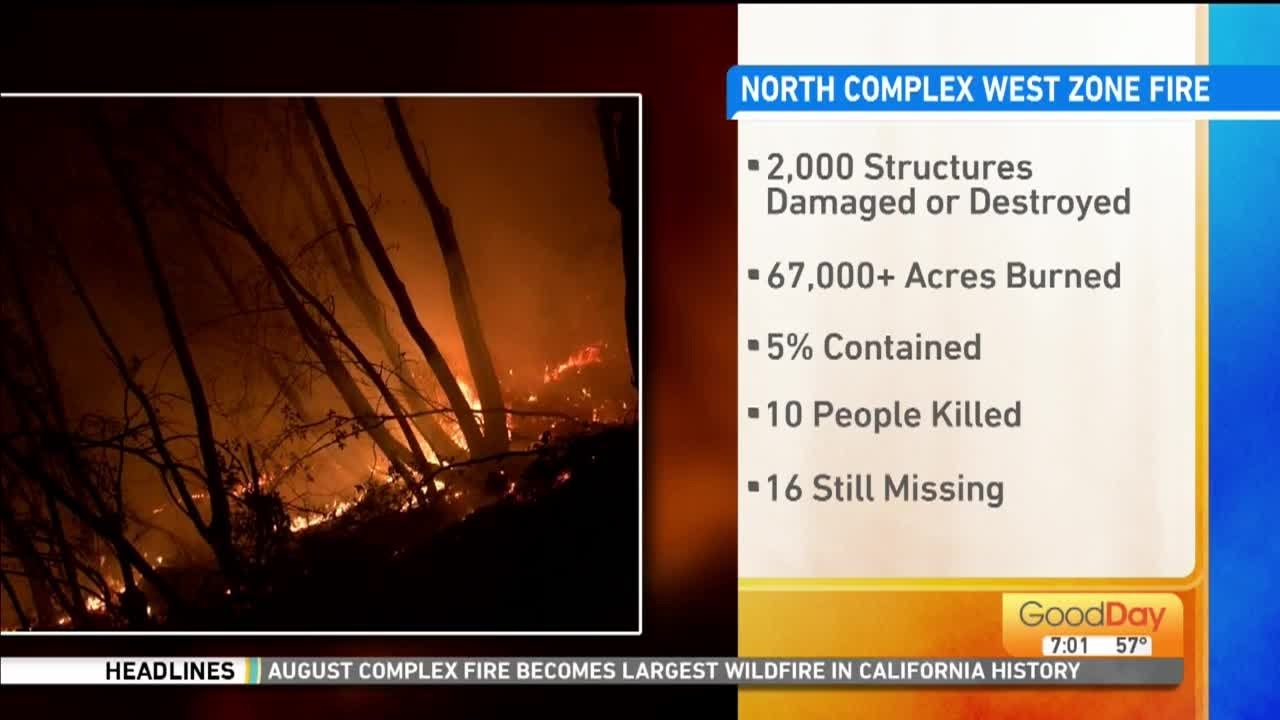 North Complex West Zone Fire Updates: Weather Now Cooperating, Some ...