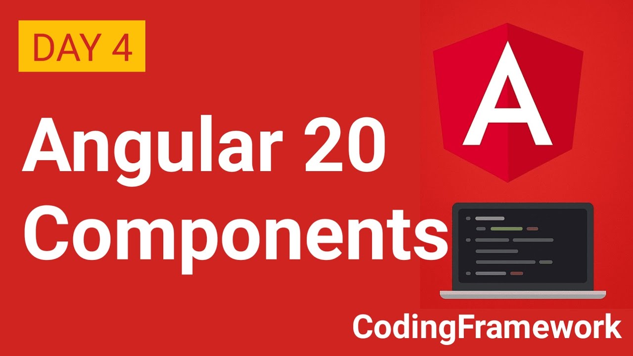Angular 20 Tutorial Day 4 | Components Explained with Examples - YouTube