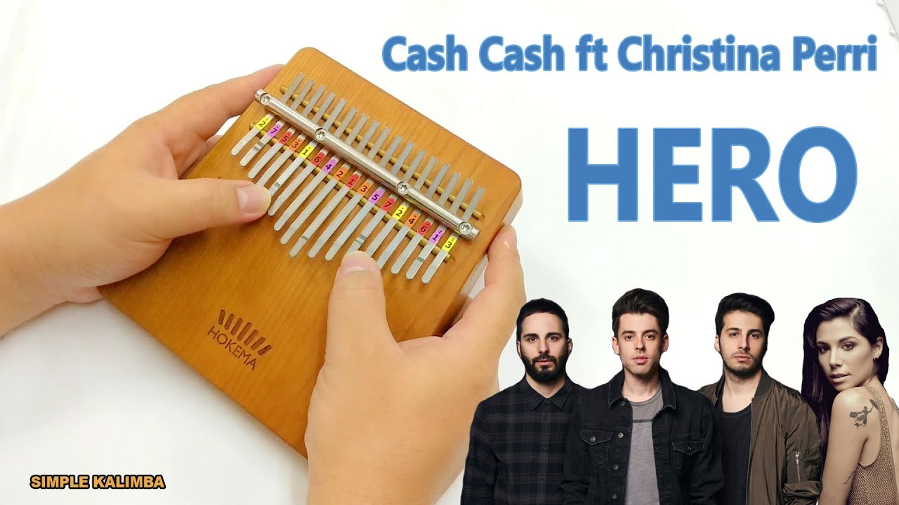 HERO (Cash Cash Ft Christina Perri) ||•Kalimba Easy Tutorial•|| - YouTube