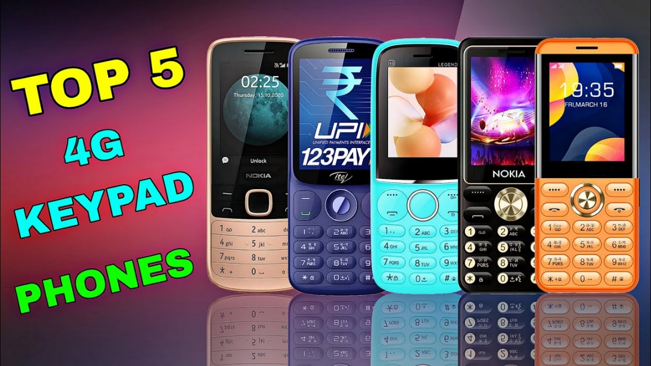 Top 5 Best keypad phone 2023 4g | Best 4g keypad phone 2023 | Best 4g ...