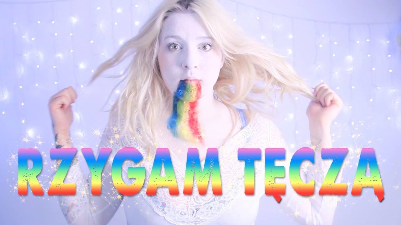 Halloween makeup - rzygam tęczą! Snapchat! - YouTube