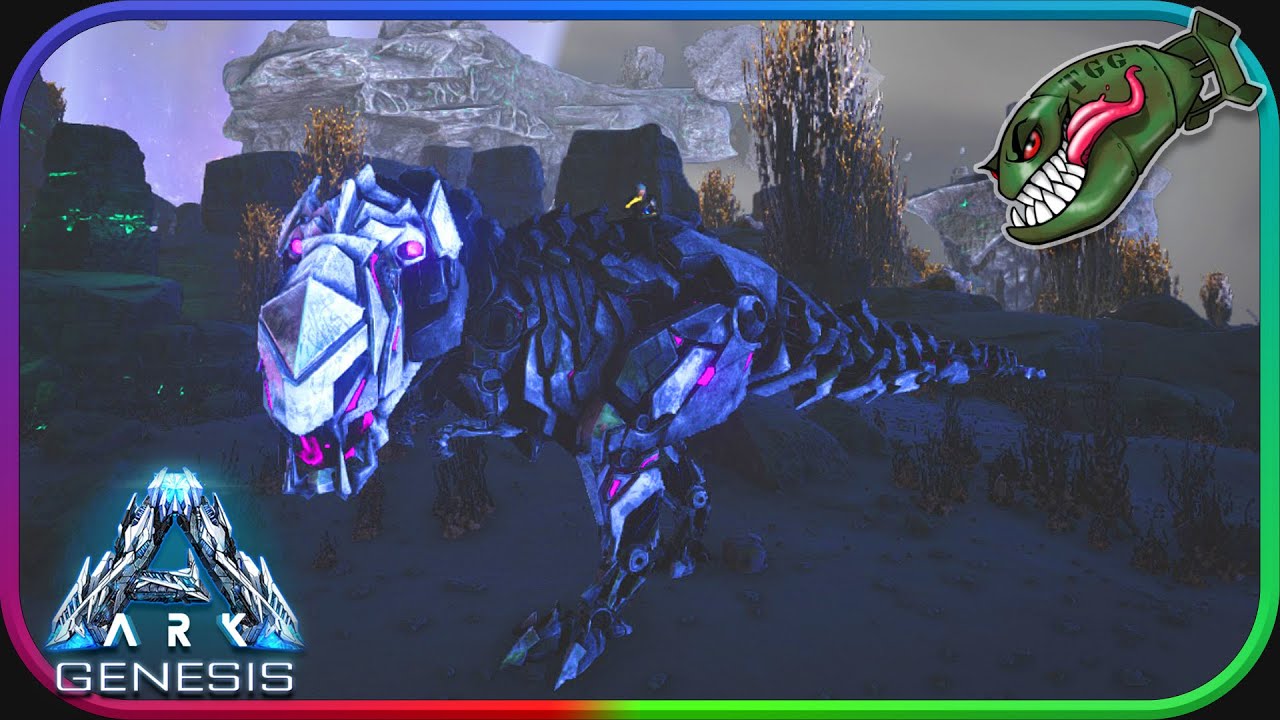 Ark: Genesis | Exploring the Moon for Whale Poo, Taming Tek Rexes #10 ...